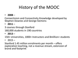 MOOCs for Secondary School Students | PPT