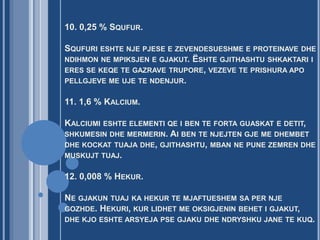 elementet kimik dhe roli i tyre | PPTX