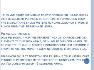 elementet kimik dhe roli i tyre | PPTX