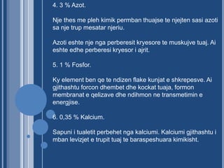 elementet kimik dhe roli i tyre | PPTX