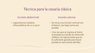 Cesárea | PPTX