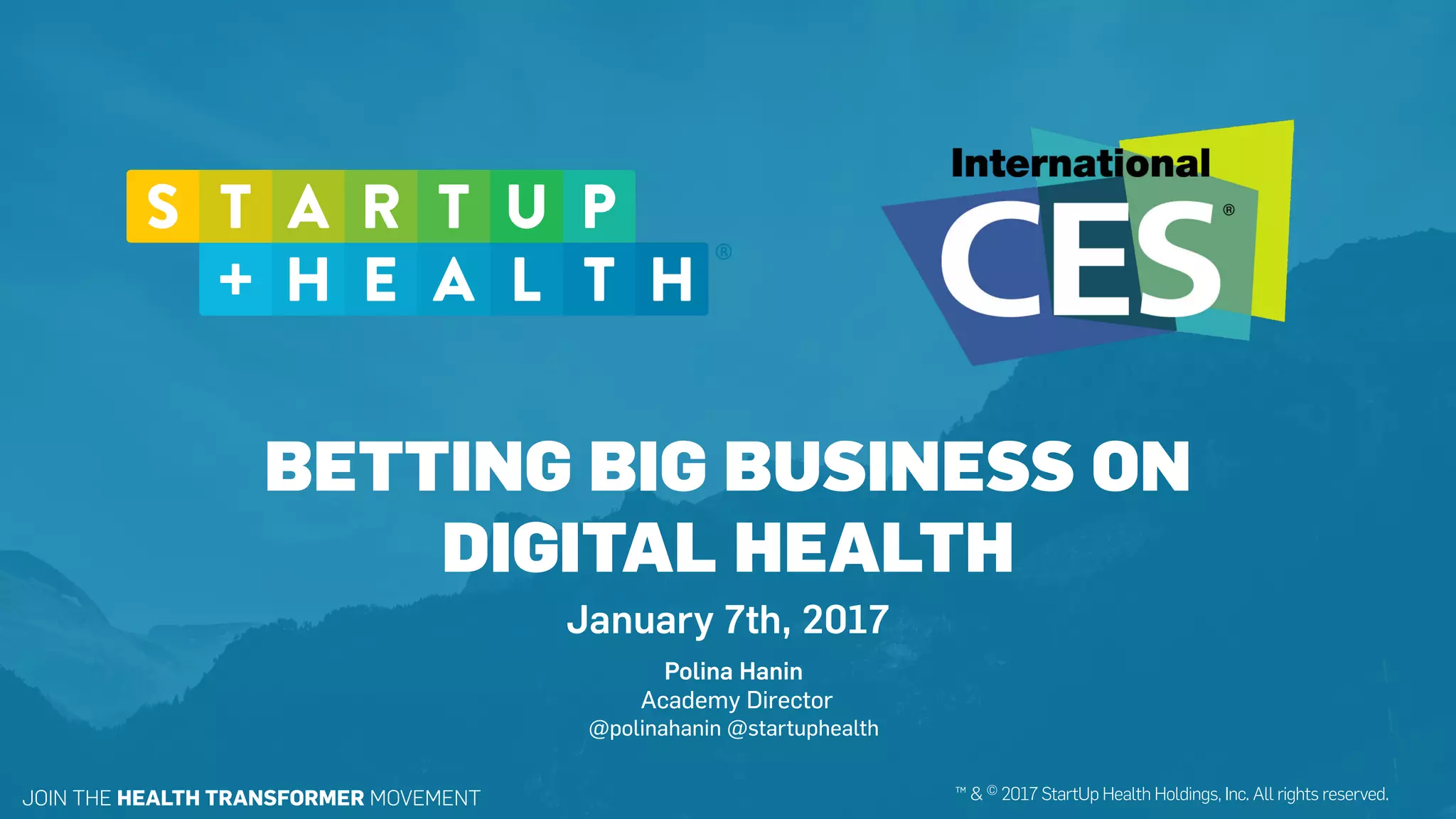 StartUp Health’s Annual Insights Report: The Year Digital Health Hit ...
