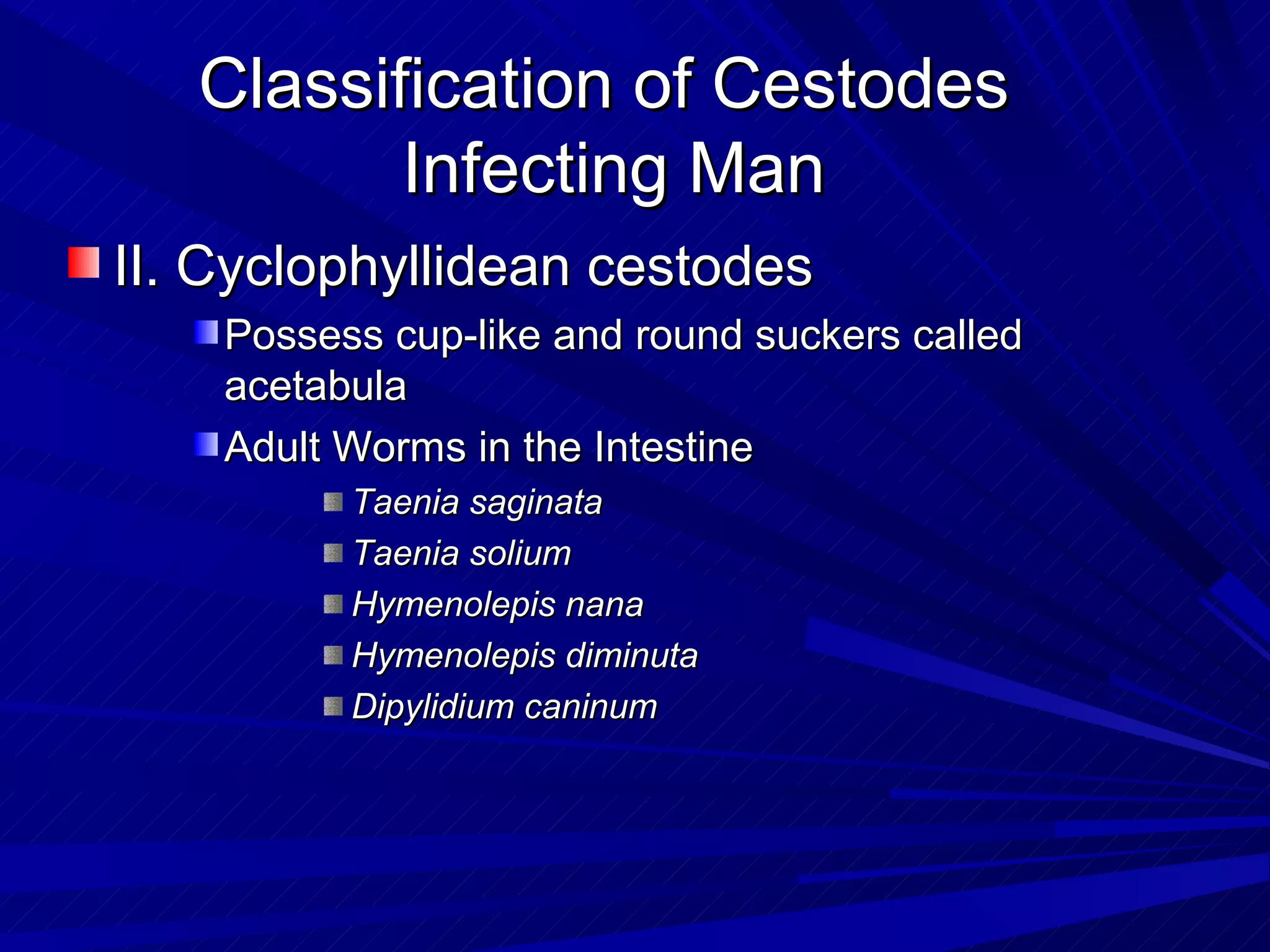 Cestodes | PPT