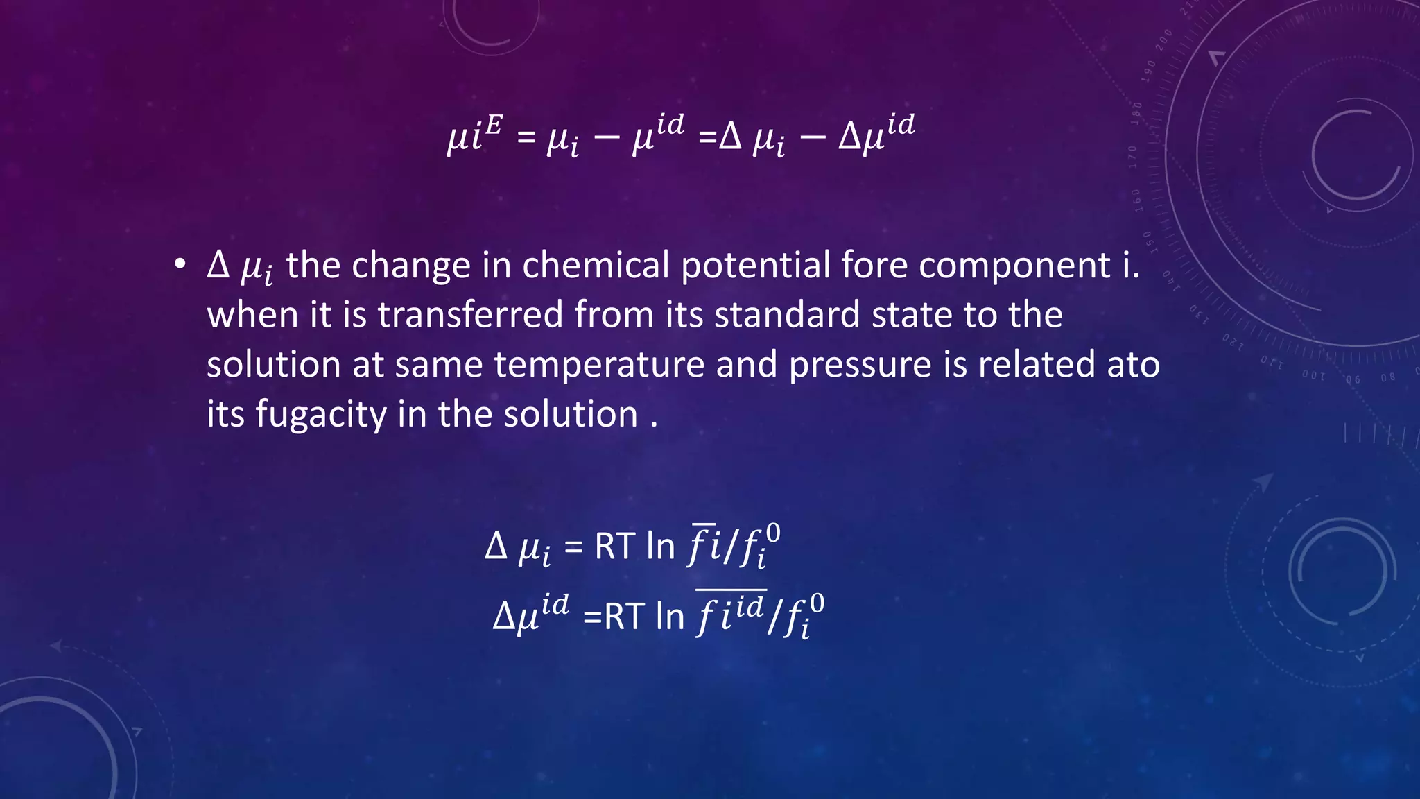 Lewis-Randall Rule ,Excess property,Excess Gibbs Energy &Activity ...