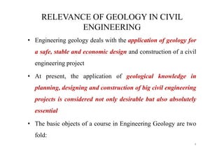 1 engineering geology subject code CET202 | PDF