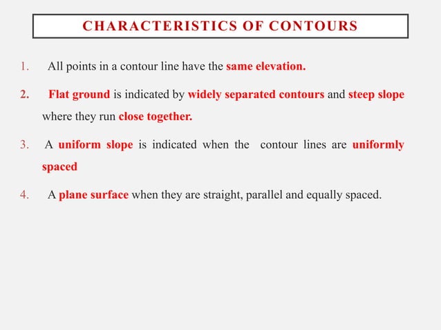 CET205 Module 1 Contouring.pdf | Maps & Navigation