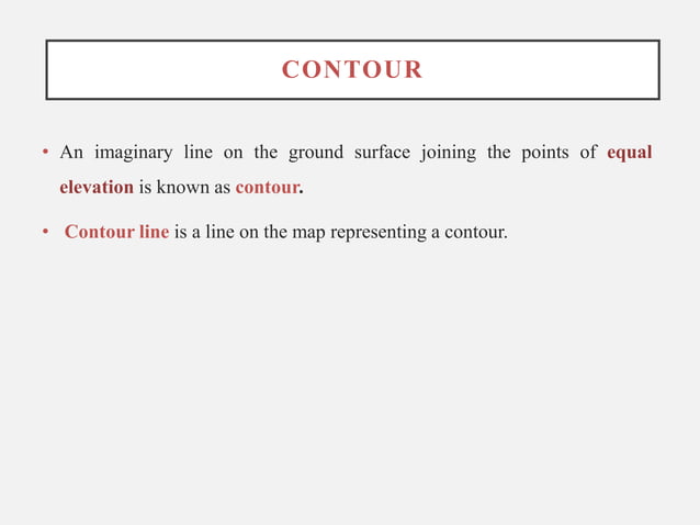 CET205 Module 1 Contouring.pdf | Maps & Navigation