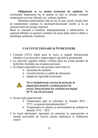 Ceta 123 carte tehnica | PDF