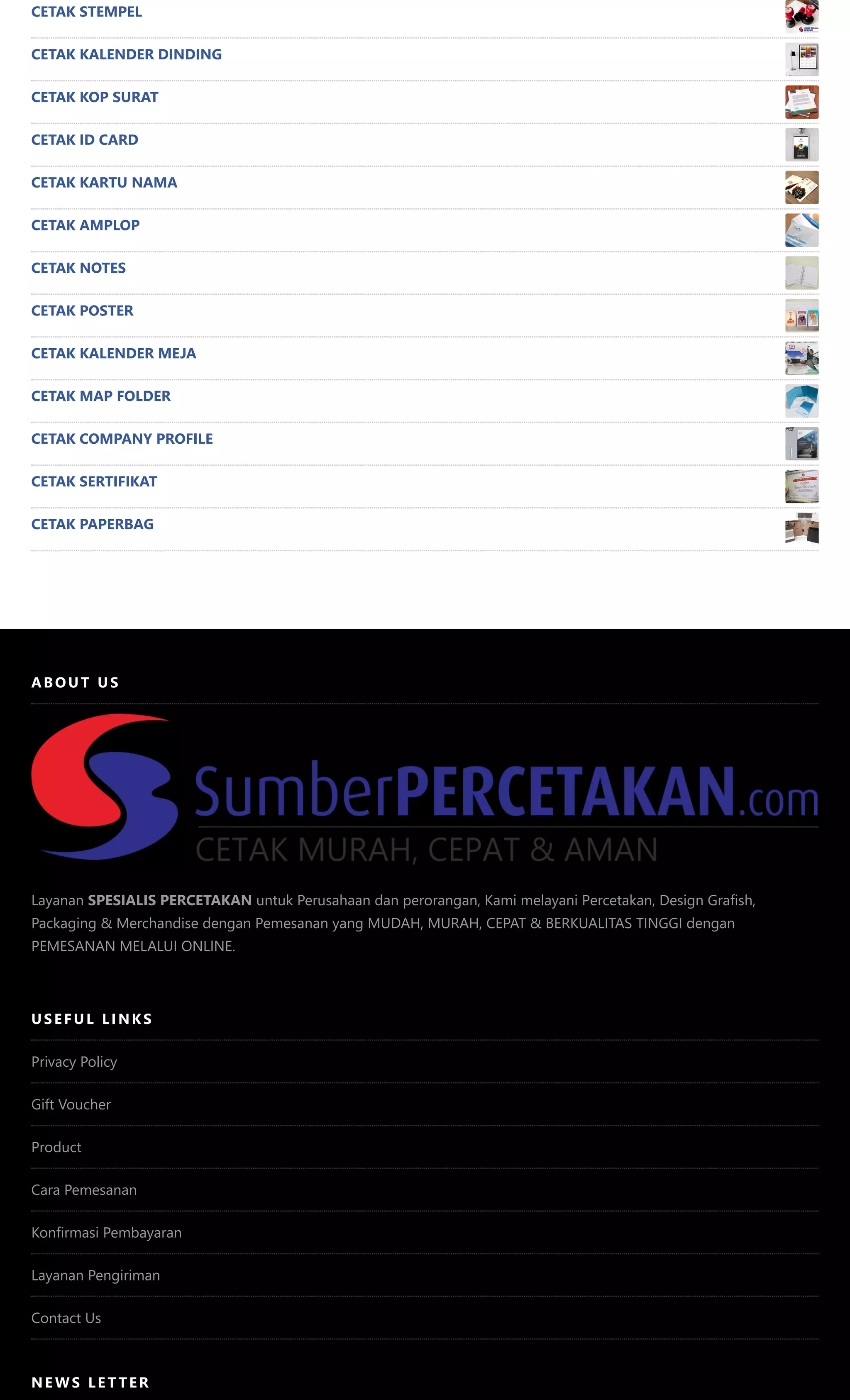 Daftar Harga Cetak Company Profile | PDF