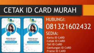 id card panitia,WA 081321602432,design id card