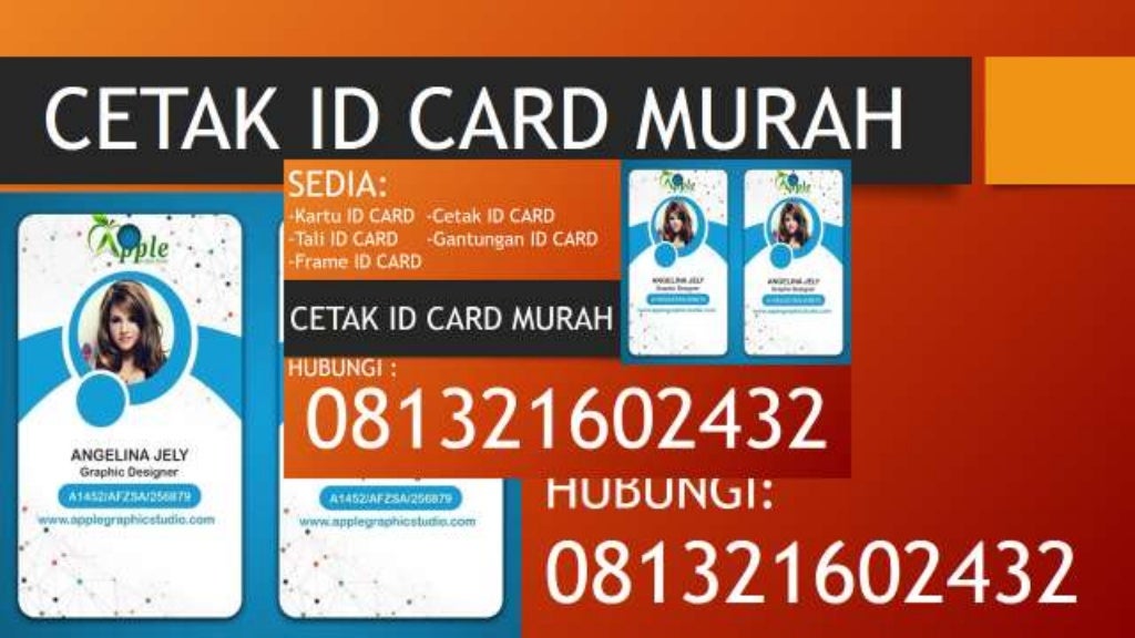 id card panitia,WA 081321602432,design id card
