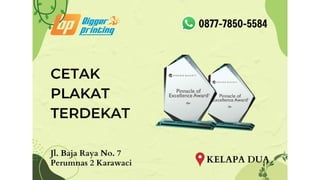 Cetak Plakat Tangerang | PDF