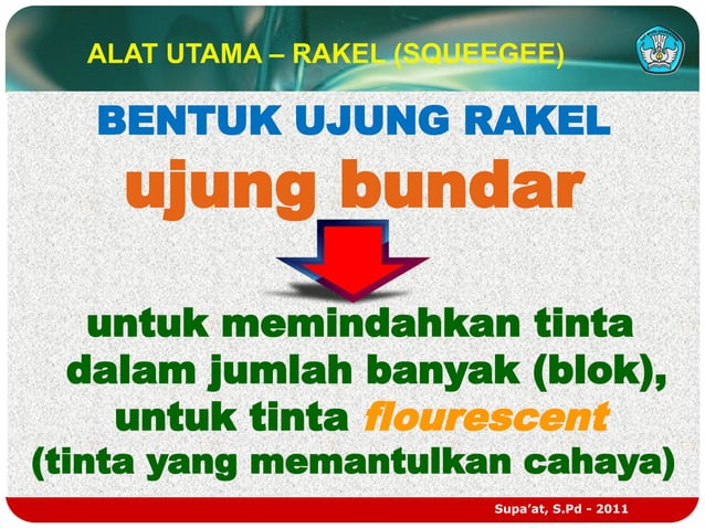 CETAK SARING-SABLON SCREEN PRINTING.ppt.ppt | Free Download