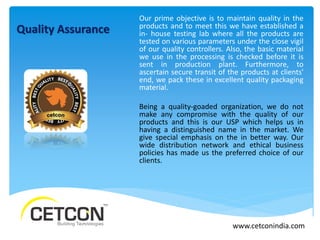 CETCON Brochure | PDF