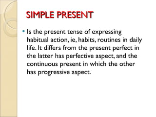 Simple Present | PPT