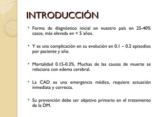 Cetoacidosis diabetica | PDF