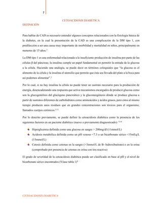 Cetoacidosis diabetica | PDF