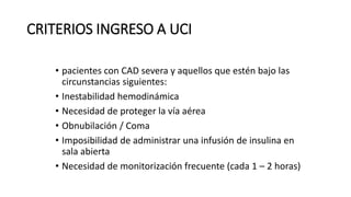 Cetoacidosis diabetica y estado hiperosmolar pazos angelica | PPTX