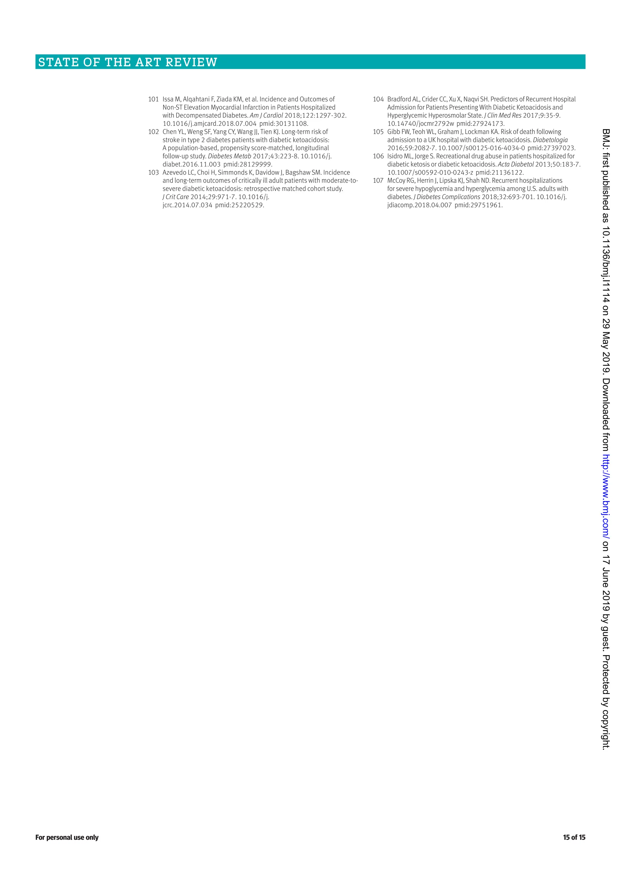 Cetoacidosis diabetica e hiperglucemia hiperosmolar | PDF