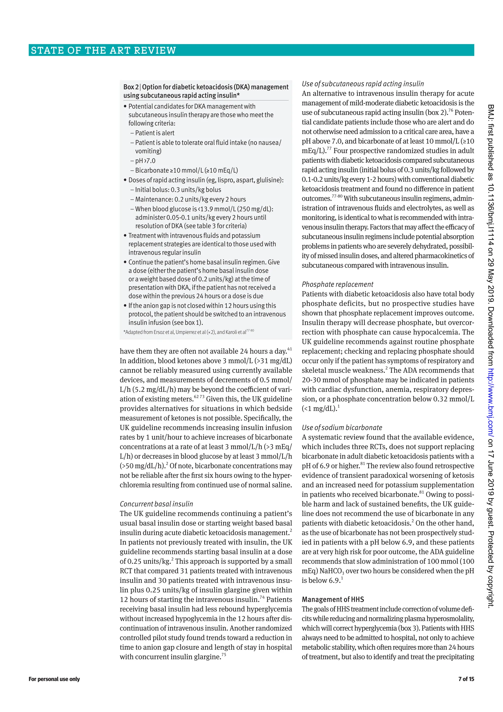 Cetoacidosis diabetica e hiperglucemia hiperosmolar | PDF