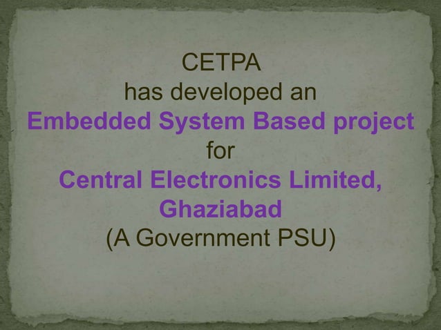 CETPA Introduction | PPT