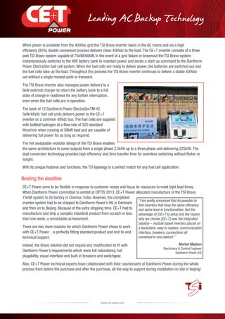 Combining TSI Inverters and Fuel Cells | PDF