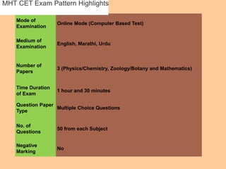 MHT CET preparation By Nilima Patil | PPT