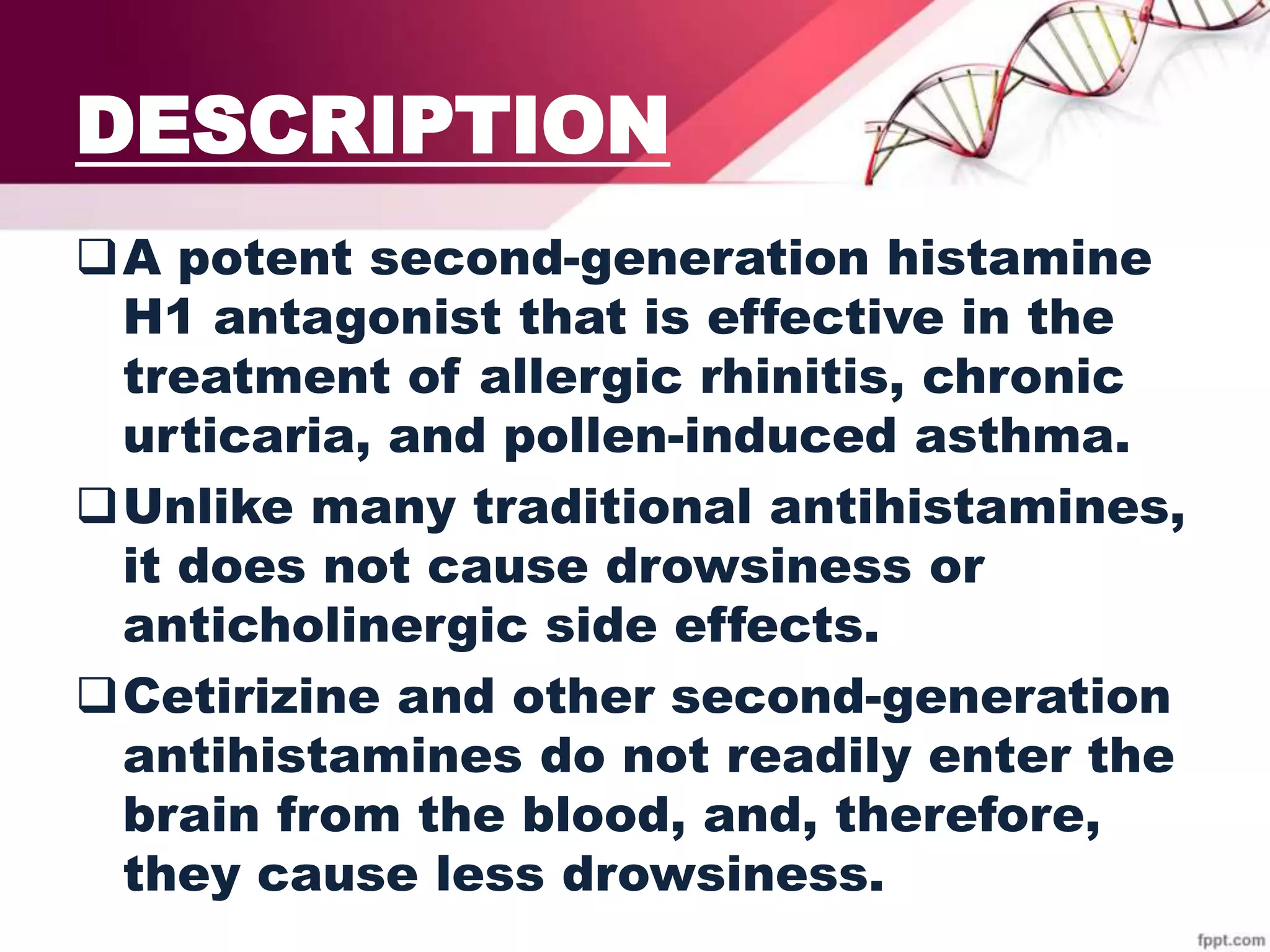 Cetrizine | PPTX