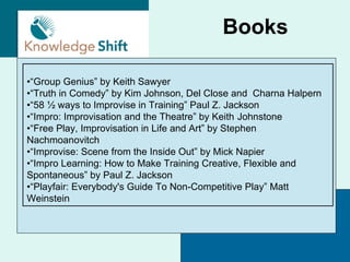 CETS2010, Nancy Munro & Allison Black, From Addie to Improv | PPT