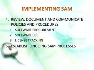 Ceu library software asset management (sam) | PPT