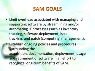 Ceu library software asset management (sam) | PPT