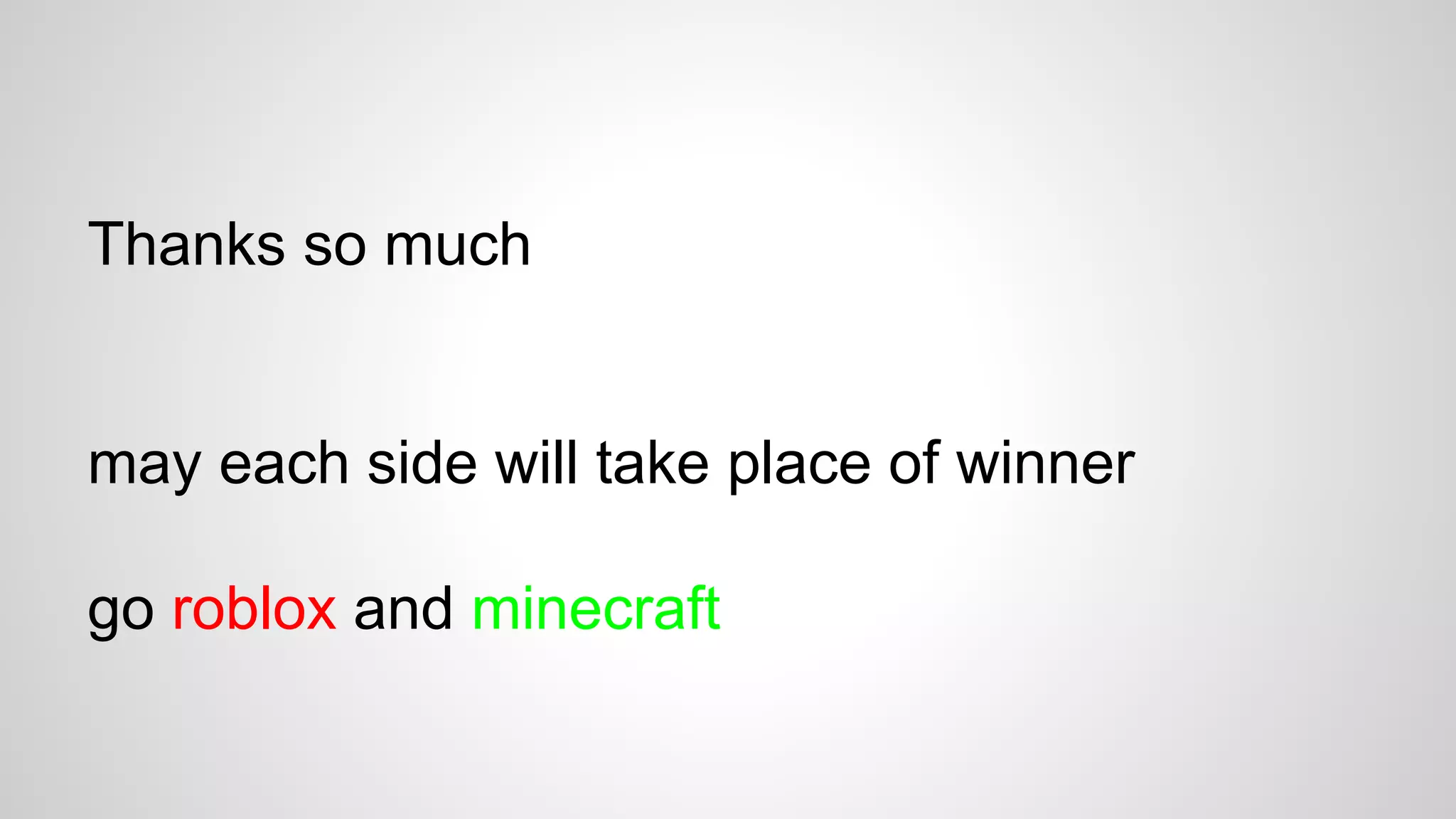 Roblox vs minecraft | PPTX