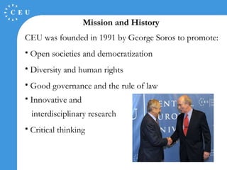 CEU presentation 2011-2012 | PPT