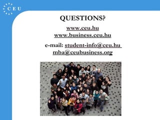 CEU presentation 2011-2012 | PPT