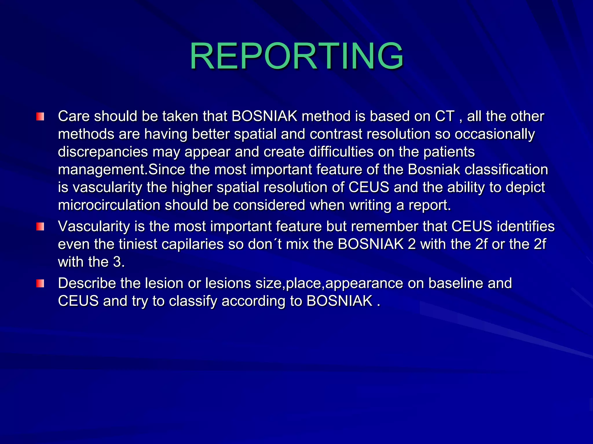 Ceus bosniak classification of renal cysts | PDF