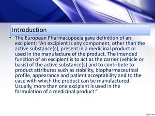 EXCIPIENTS | PPTX