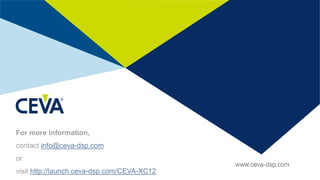 Introducing the CEVA-XC12 DSP | PPTX
