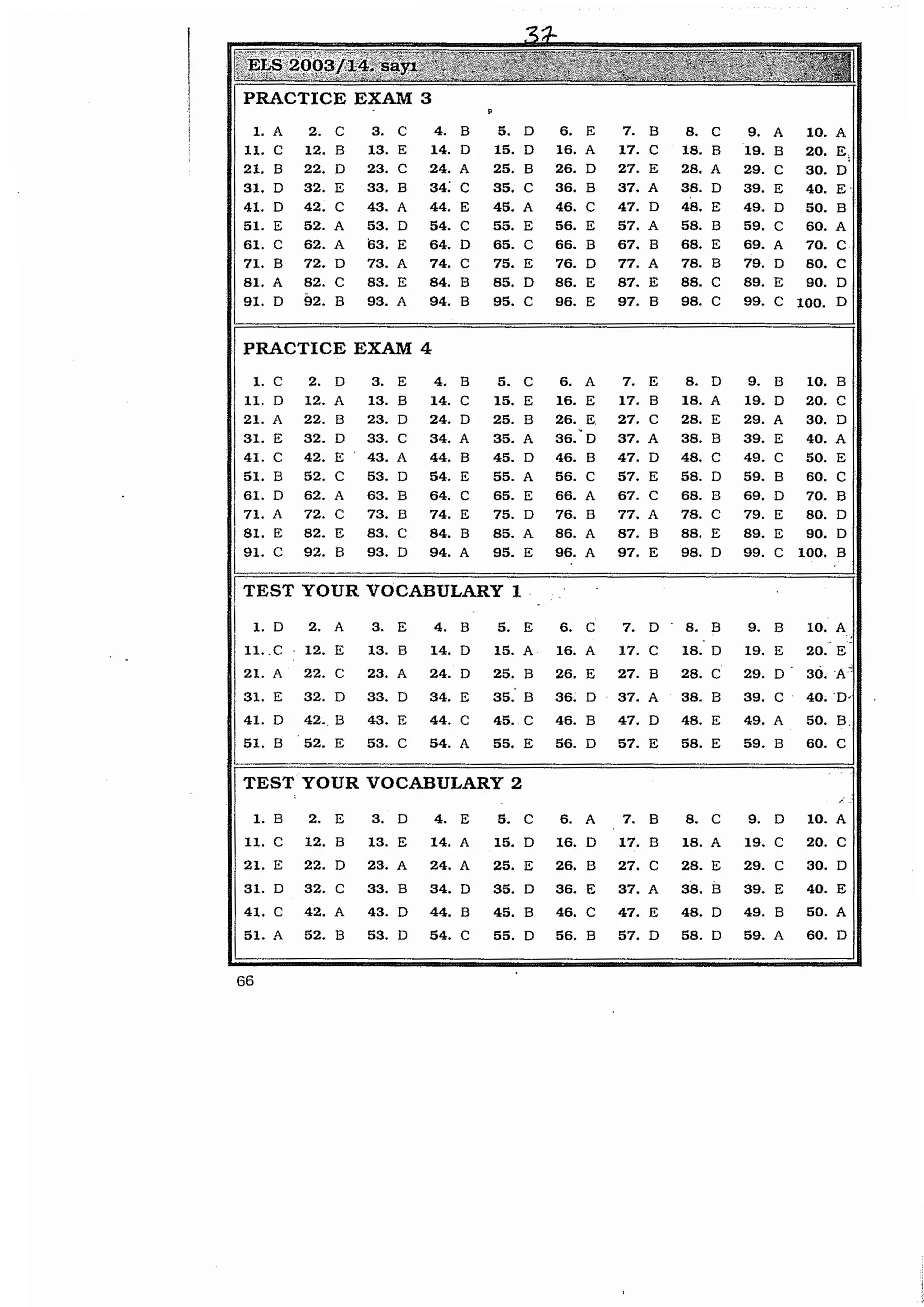 Cevap Anahtarlari 1 35asdfasdfa | PDF