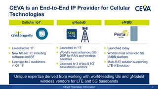 CEVA PentaG - 5G New Radio IP Platform for Enhanced Mobile Broadband | PDF