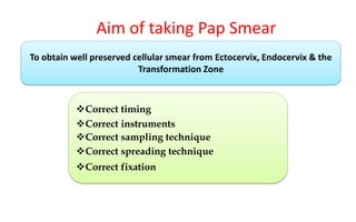 Cevical intraepithelial neoplasia & screening ppt | PDF