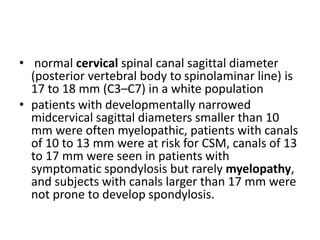 Cevic spondylosis | PPTX