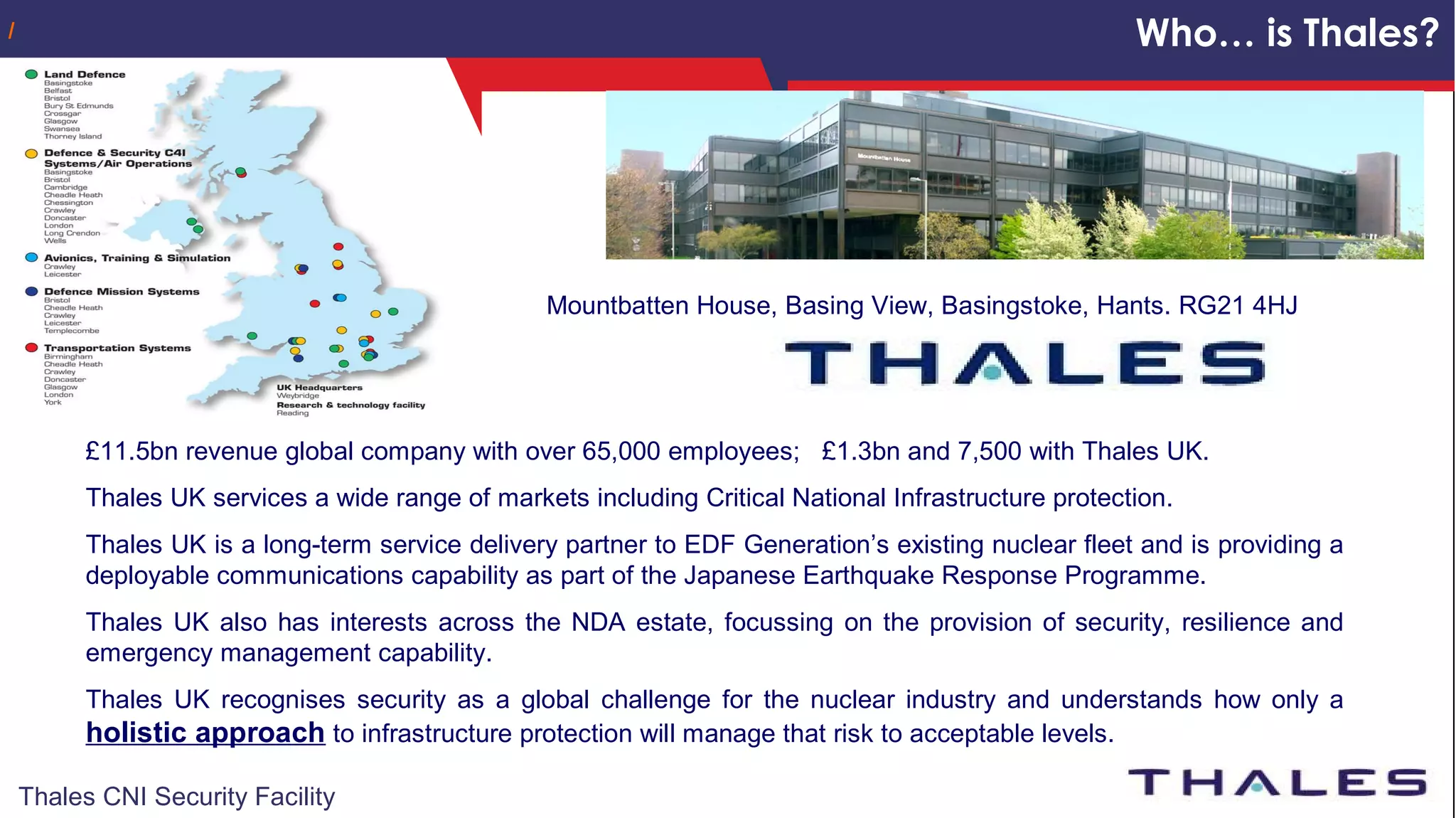 Cevn Vibert. Thales UK. 28th January | PPT