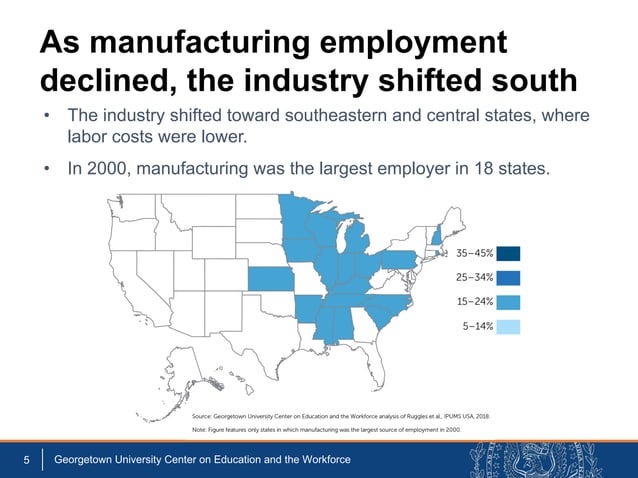 The Way We Were: The Changing Geography of US Manufacturing from 1940 ...