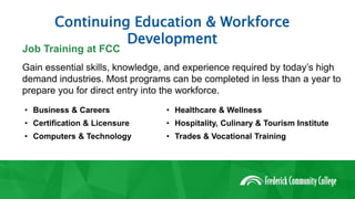 FCC Continuing Education & Workforce Development | PPT