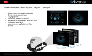 Voice Driven User Interface Design | PPT