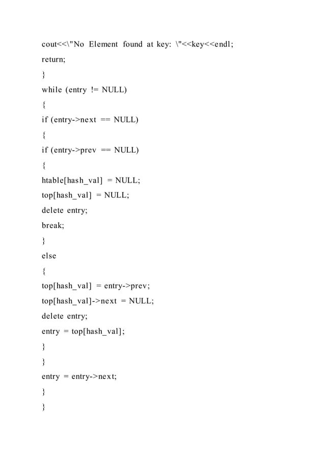 (C++ exercise) 1.Implement a circular, doubly linked list with a has.docx
