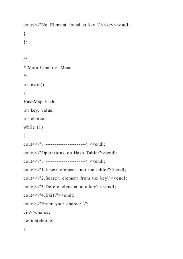(C++ exercise) 1.Implement a circular, doubly linked list with a has.docx
