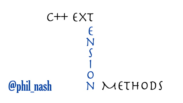 C++ extension methods | PPT