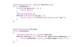 C++ extension methods | PPT