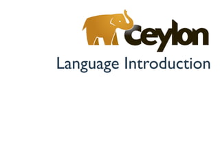 Ceylon - the language and its tools | KEY